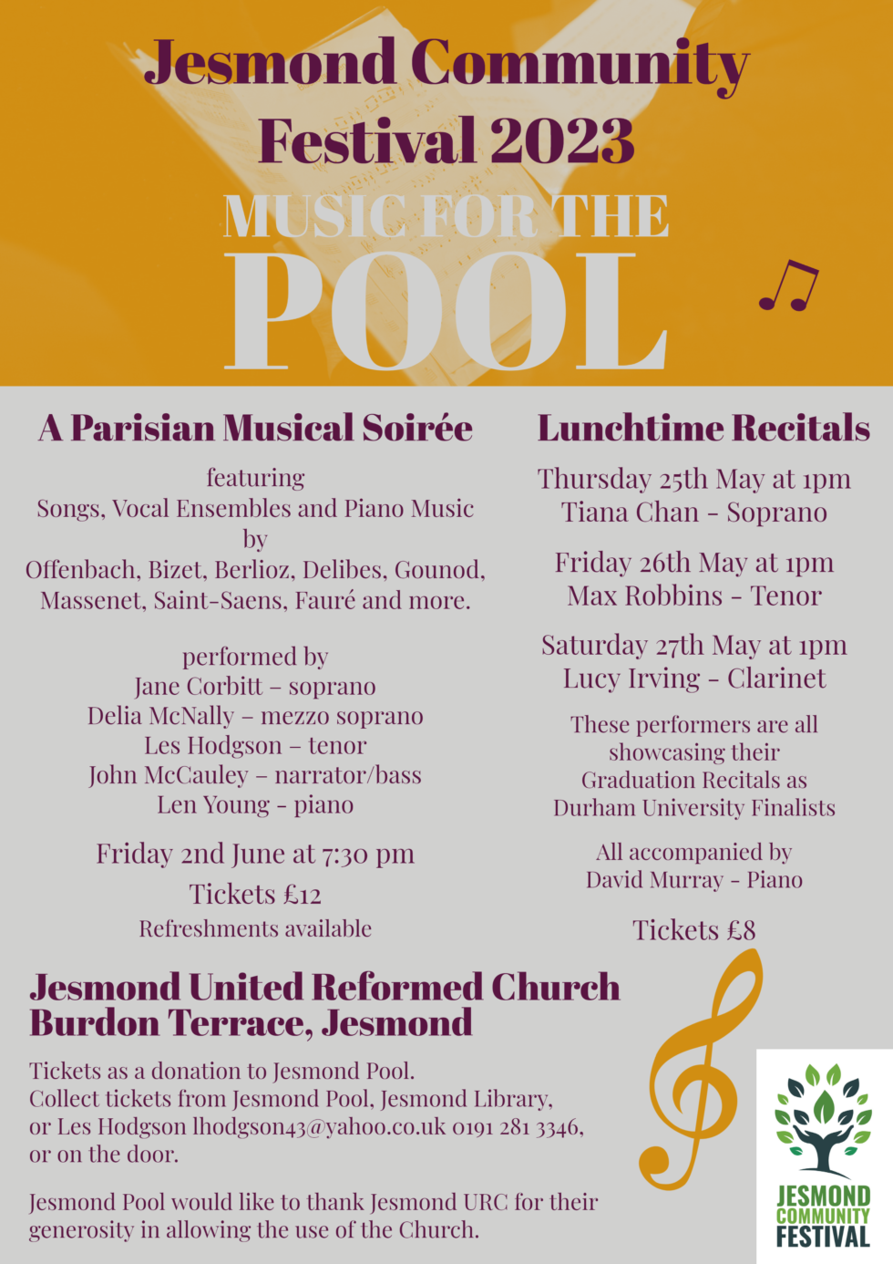 Music for the Pool | Jesmond Community Festival